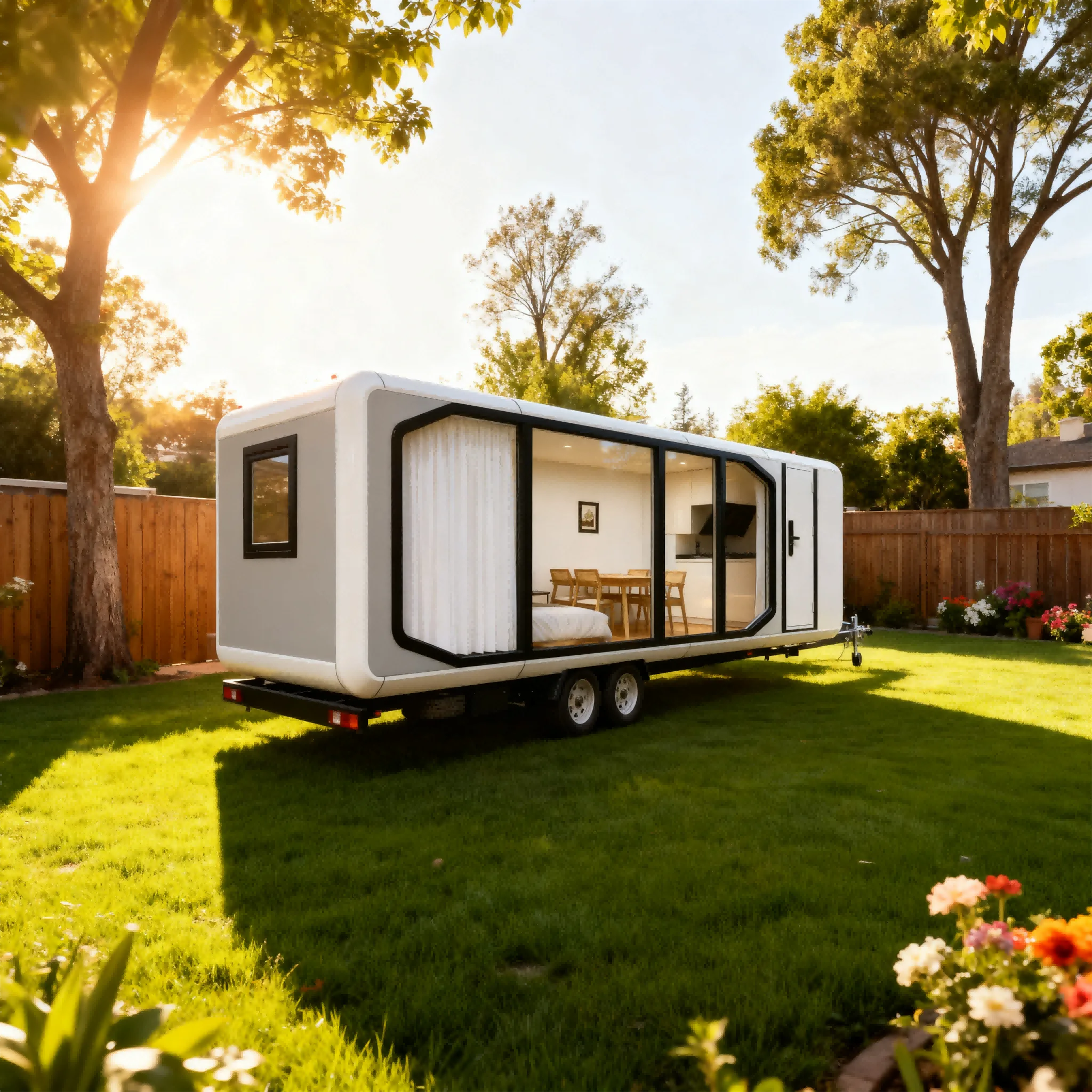 Vestael Prefab caravan/ tiny house T1-length18.37 ft - Vestael Modular ...